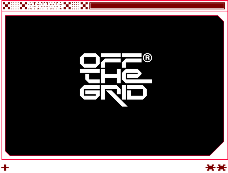Off The Grid - Official Logo - White (svg)